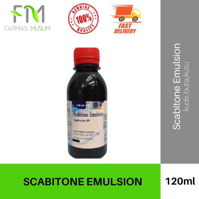 Scabitone Emulsion 120ml (UNTUK KUDIS BUTA & KUTU) - TikTok Shop Malaysia