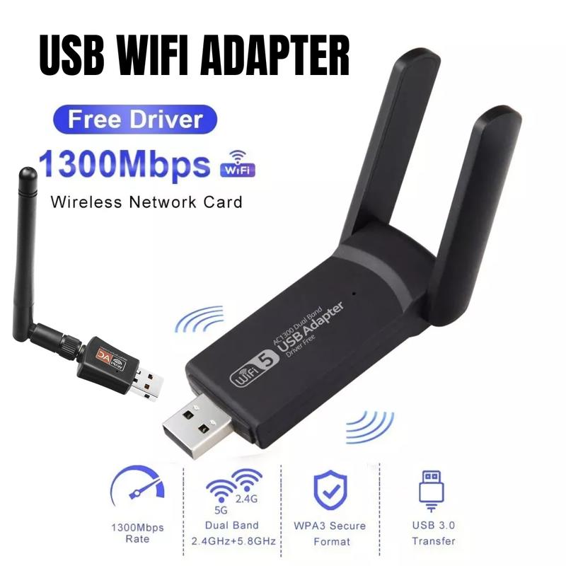 AOR High-Speed Mini Wireless USB WiFi Adapter 600Mbps Dual Band ...