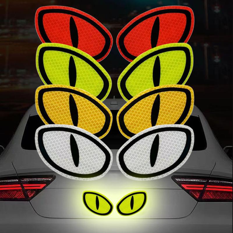 A Pair Reflective Car Stickers - Improve Your Vehicle's Visibility ...