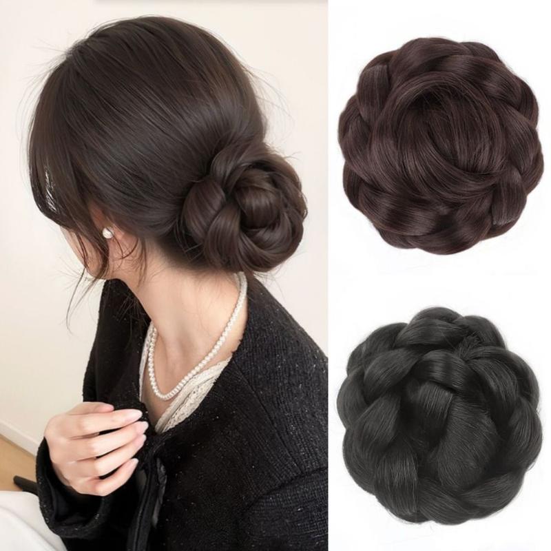 Sanggul Bunga Rambut Palsu, Gaya Retro, Sambungan Rambut, Potongan ...