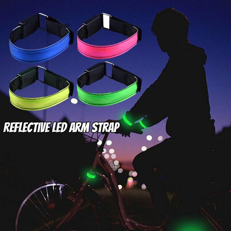 Night LED Lattice Luminous Armband Reflective LED Armband - TikTok Shop ...