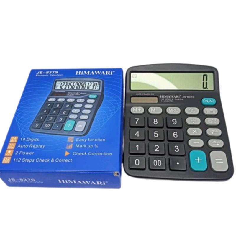 Calculator / Kalkulator 14 Digits 2 Power HIMAWARI JS-837S ORIGINAL ...