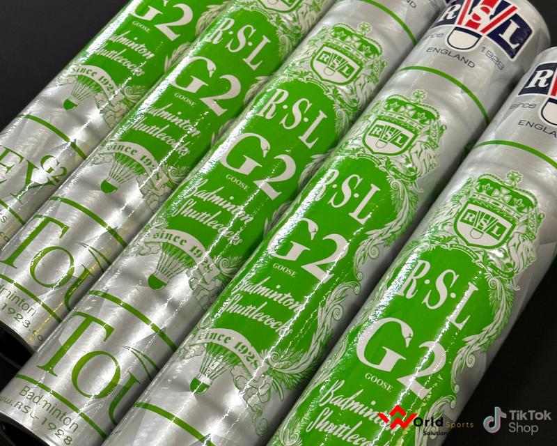 RSL G2 Badminton Shuttlecock (Goose Feather) Speed 77 - TikTok Shop ...