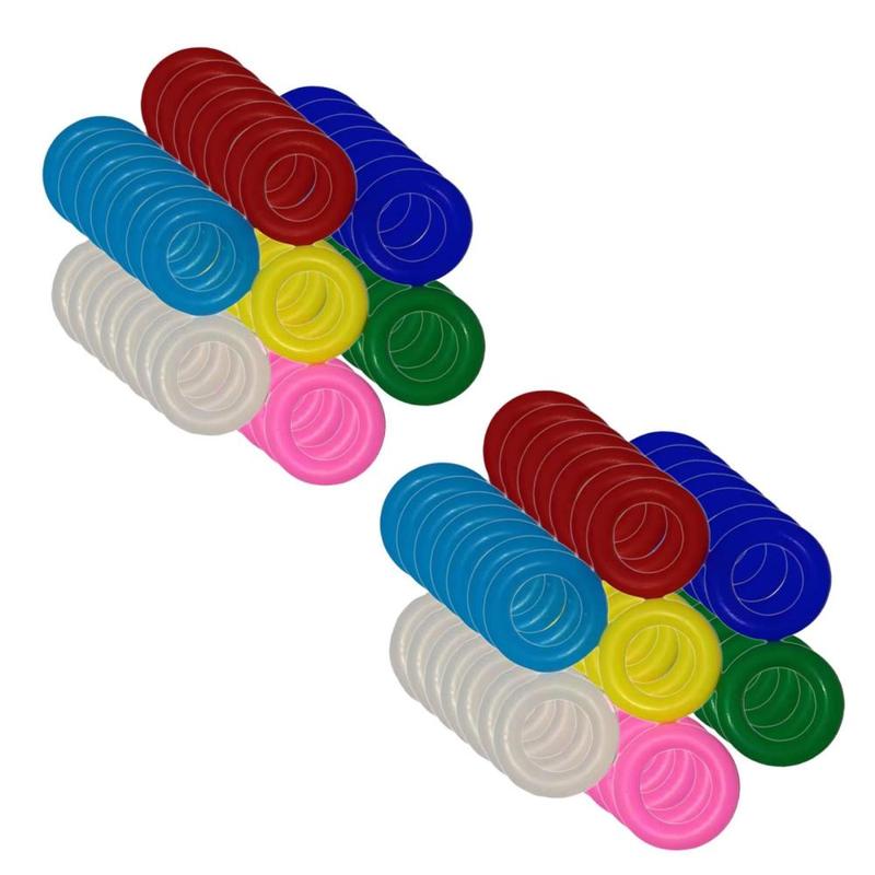 100 Pieces Bird Foot Rings Mixed Color Markers Birds Tags Random ...