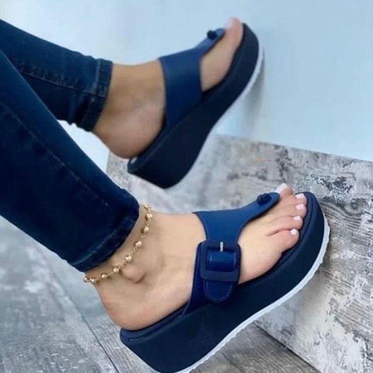 Selipar, Saiz Besar, Sandal Baji Wanita, Fesyen Kasual, Ketibaan ...