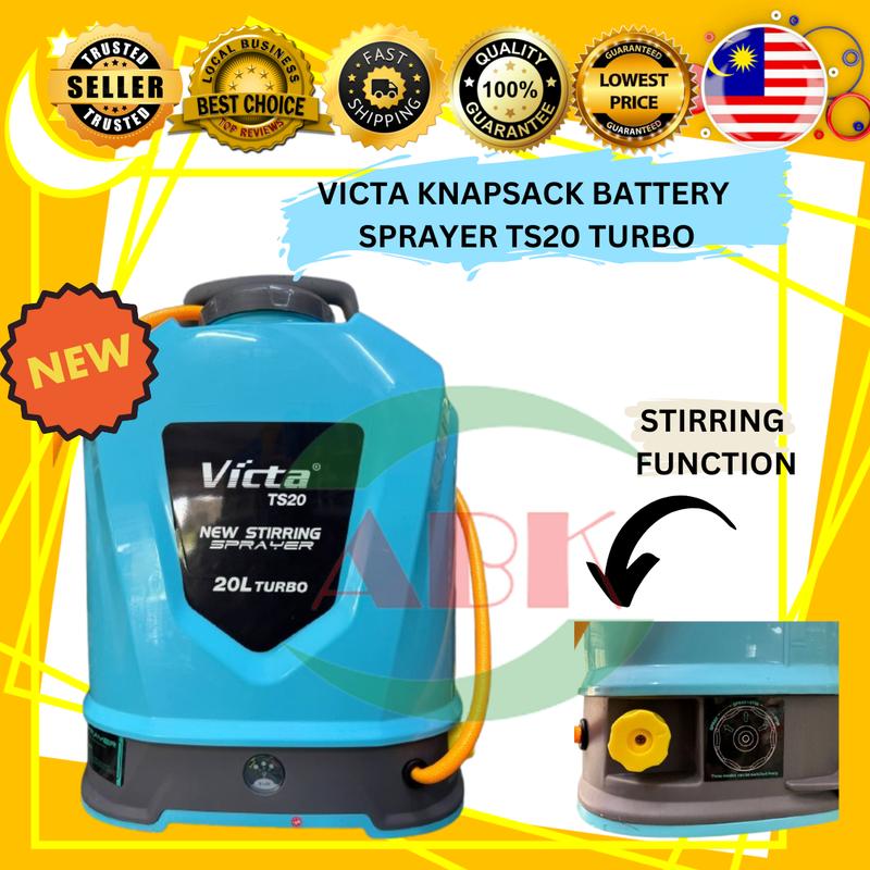 VICTA KNAPSACK BATTERY SPRAYER TS20 TURBO 20L > TIADA PENGHANTARAN ...
