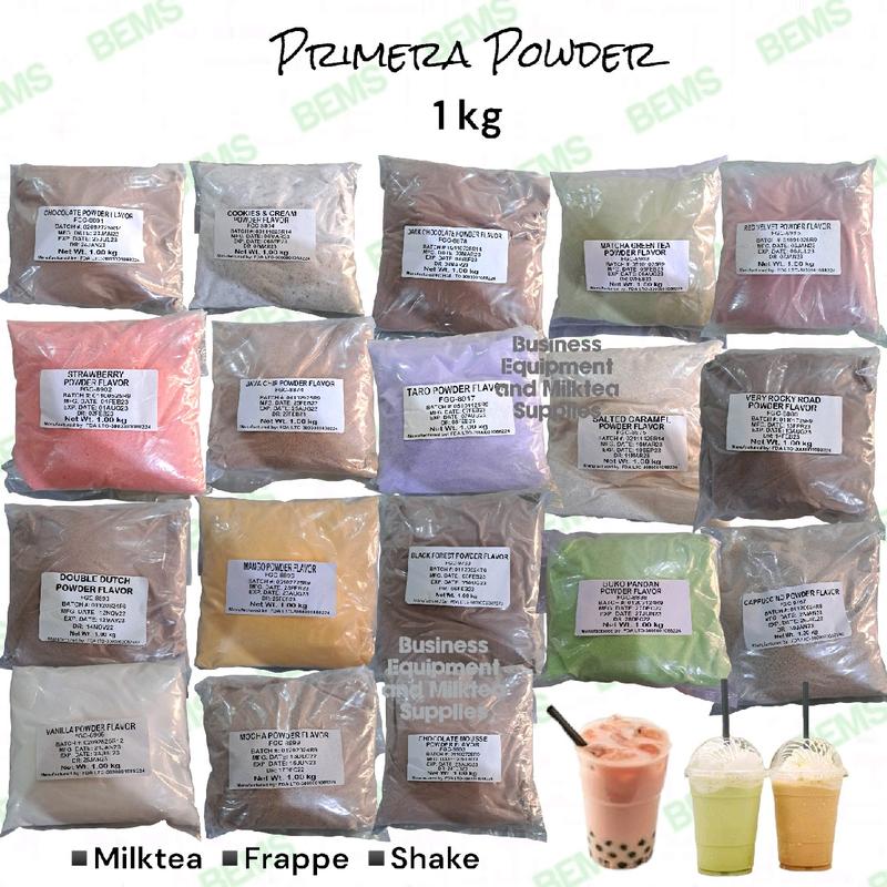 Primera Milktea Frappe Shake Powder 1kg Beverage Mixed - TikTok Shop ...