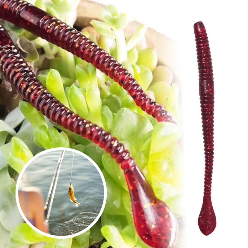 laughpro- Worm Bait Simulated Portable Noodle Worm Bait Artificial ...