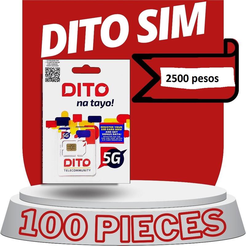 DITO SIM- 100PCS/PACK (₱25/PC) for Phone Smartphone Cellphon - TikTok ...