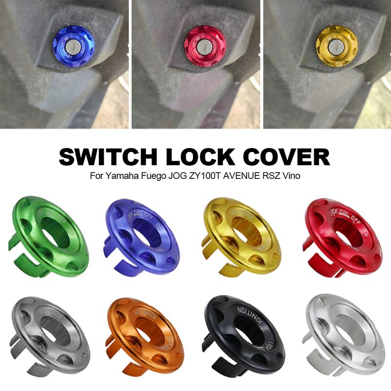 Aluminum Alloy Motorcycle Ignition Switch Cover Key Switch Protector ...