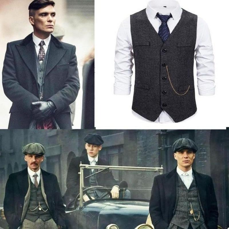 Blood Bath Gangster Razor Party Shelby Tom Suit Vest Men's British ...