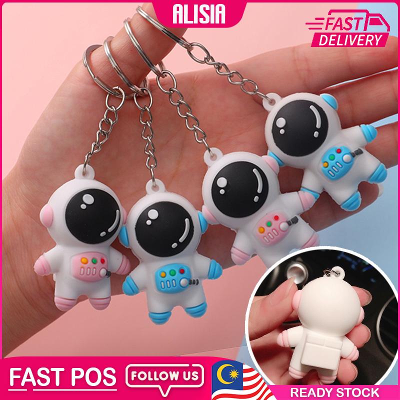[Ready Stock] Alisia 3D Cute Cartoon Keychain key chain Astronaut ...