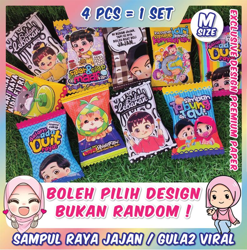 4PCS SAMPUL RAYA JAJAN EXCLUSIVE VIRAL PREMIUM RIANG RAYA 2023 - TikTok ...
