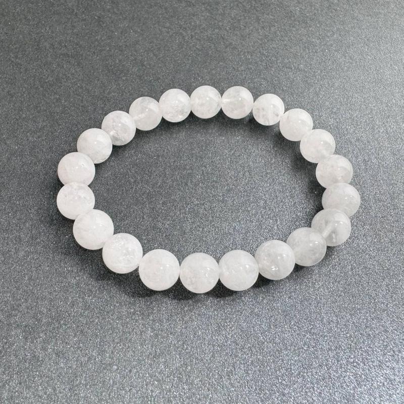 Natural Milky Quartz Bracelet Gemstone Crystal Bracelet Jewelry ...