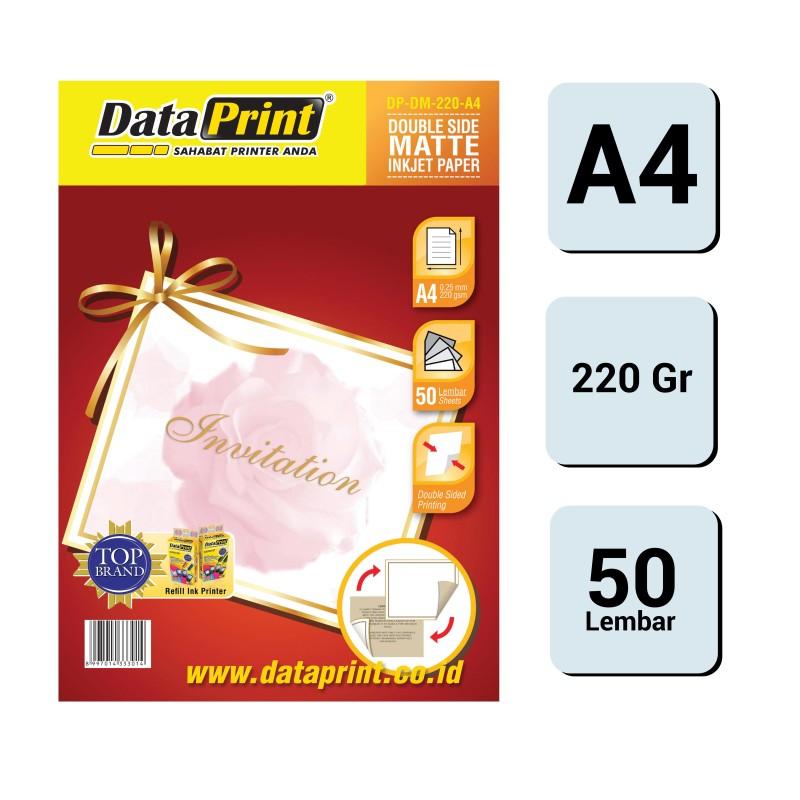 PAPER / KERTAS DOUBLE SIDE MATE 220 GRM Buku - Shop | Tokopedia