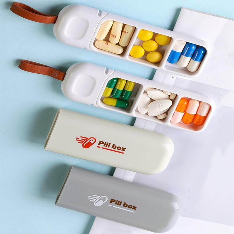 1Pc 3 Grids Multipurpose Fashion Weekly Pill Box Moistureproof - TikTok ...