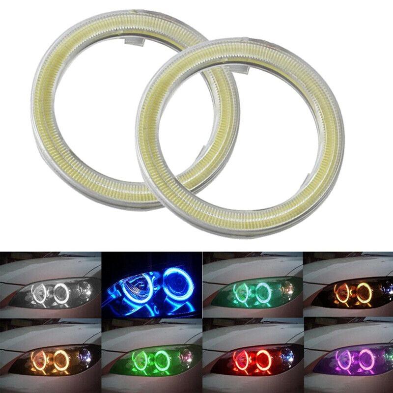 2pcs 12V Vehicle LED Angel Eye Bulb Halo Ring Lamp Car Daytime - TikTok ...