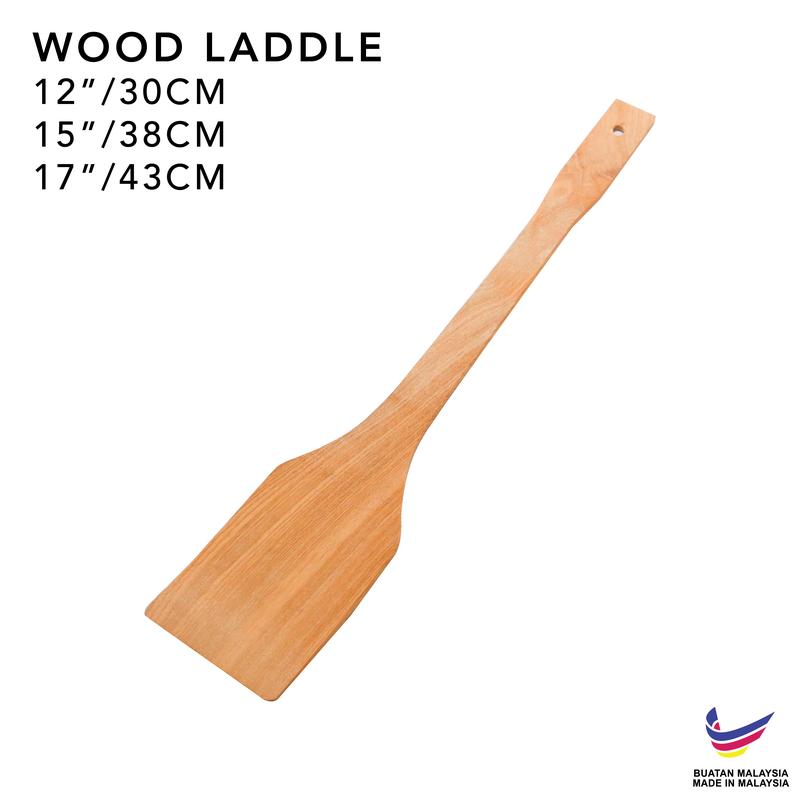 Wood Turner Spatula Cooking 12” / 15” / 17” / Penyedok Sendu - TikTok ...