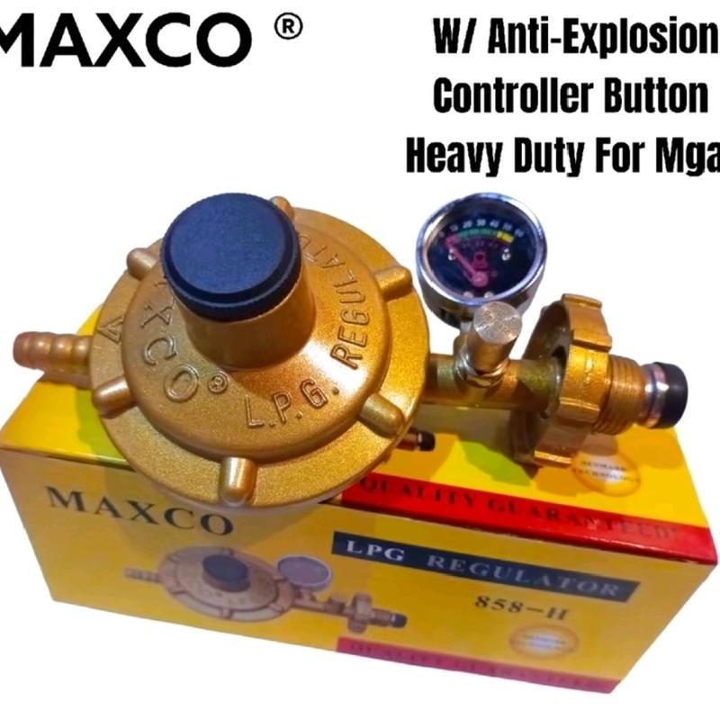 Maxco LPG Regulator 858H With Safety Push Button Heavy Duty - TikTok ...