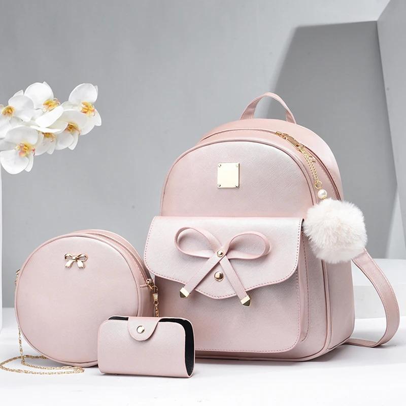 Beg galas, 3 pcs / set, Gaya Comel, Kawaii, Untuk Wanita, Sesuai ...