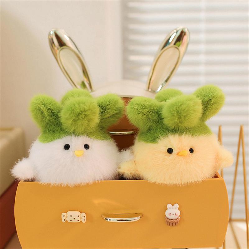 Kawaii Garlic Bird Plush Toy Mini Doll Cute Lifelike Bird Parrot ...