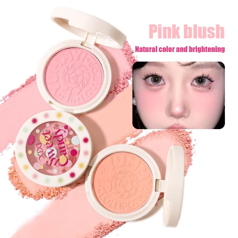 Face Blusher Natural Long Lasting Waterproof Monochromatic Blush ...