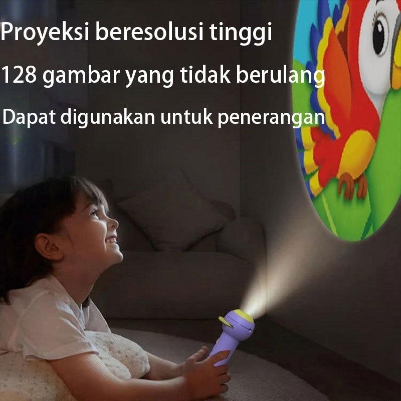 128 Jenis Pola Senter Proyeksi / Fun Flashlight / Mainan Proyektor ...