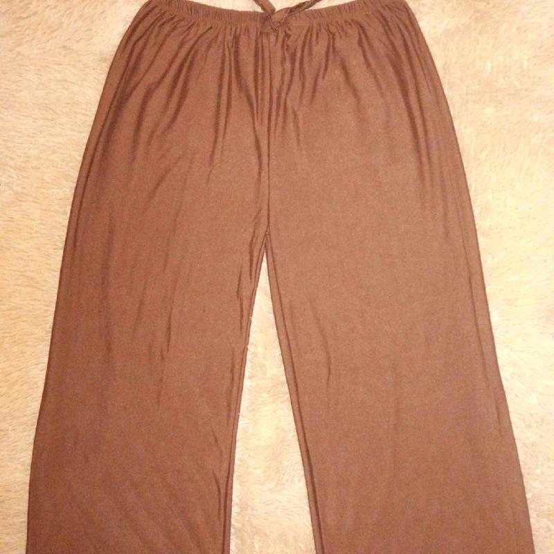 10pcs Ladies Plain Long Squarepants 31 inches length cotton spandex ...