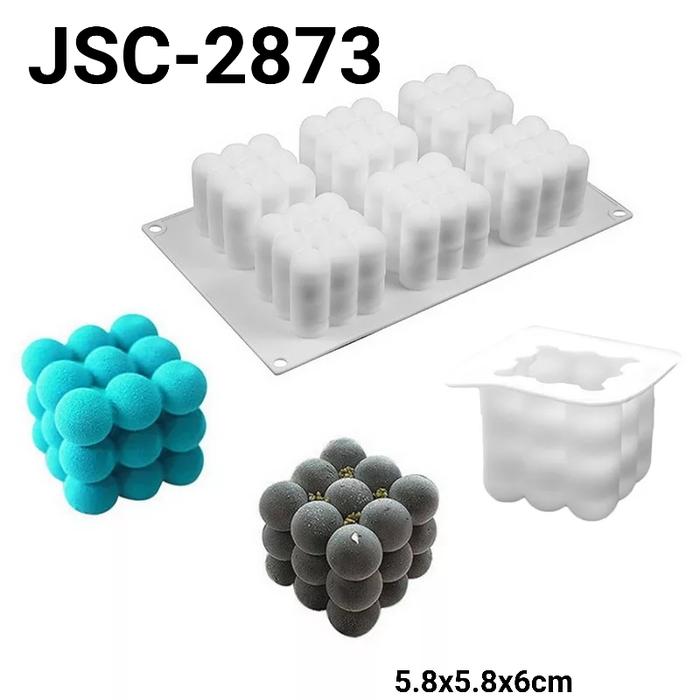 Jual JSC-2873 Cetakan silikon coklat pudding mousse cake bola ceri ...