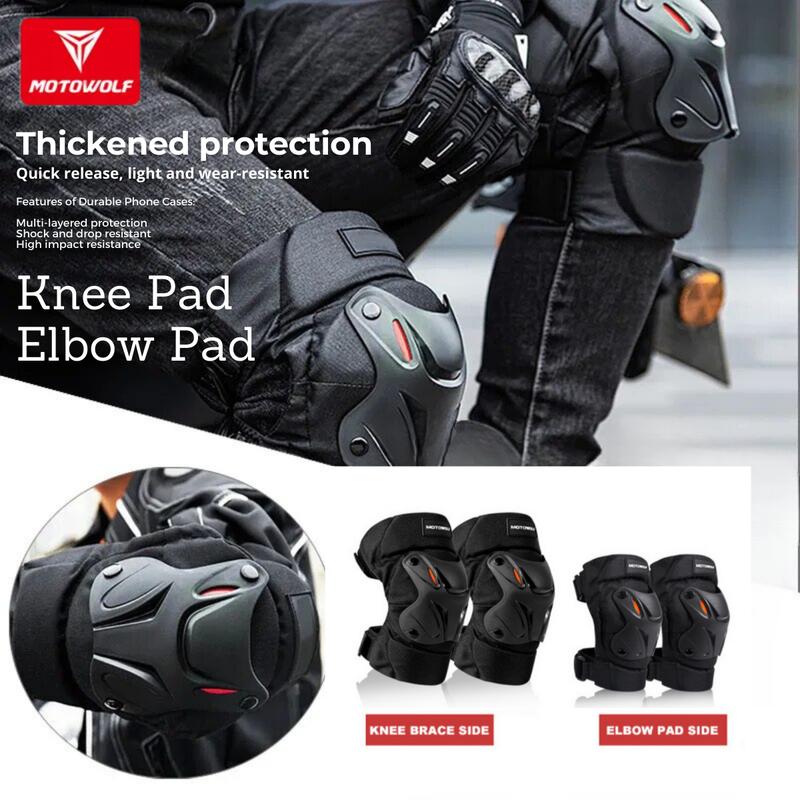 Motowolf Deker Outdoor Pelindung Lutut Siku Elbow Pad Knee Pad - Shop ...