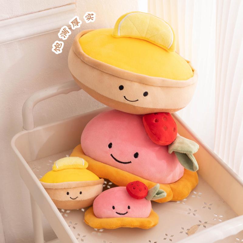 Jellycat Raspberry Dome Lemon Tart Plush Toys Kawaii Dessert - TikTok ...