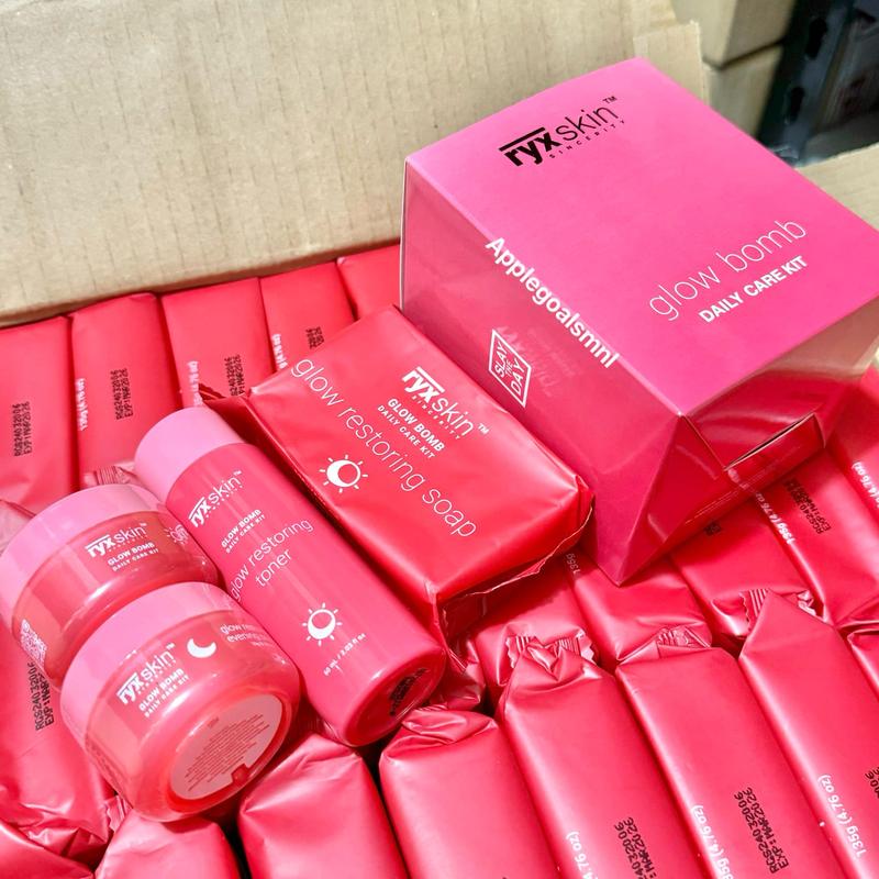 GLOW BOMB RYX SKIN SINCERITY Daily Care Kit Glow Restoring Morning ...
