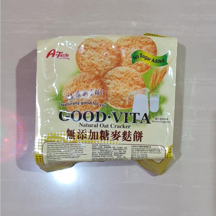 Jual Biskuit A Taste Good Vita Natural Oat Cracker 380 Gram - Kota ...