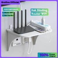 Promo Rak Gantung Dinding Tempat Router Wifi Modem Penyimpanan Set Top ...