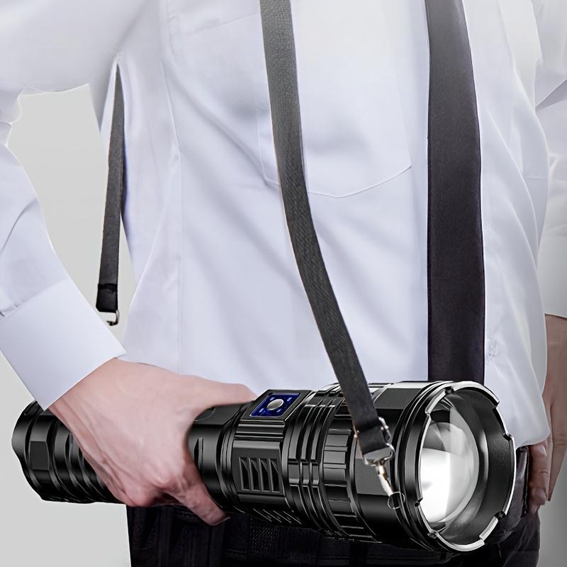Portable Ultra-bright LED Flashlight, Rechargeable Powerful Flashlights ...