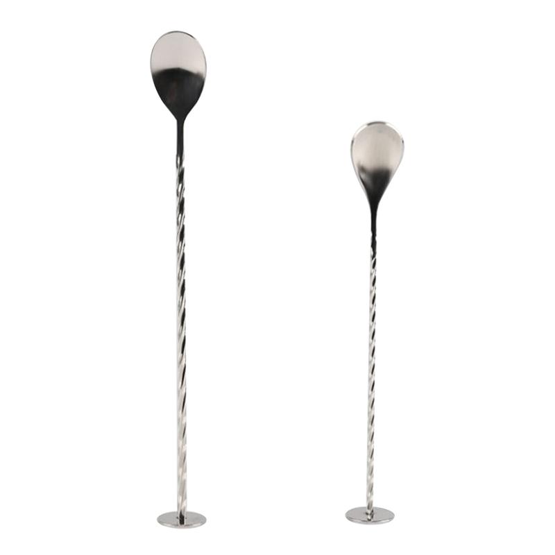 Cocktail Drink Mixer Stainless Steel Stirring Mixing Spoon Ladle ...