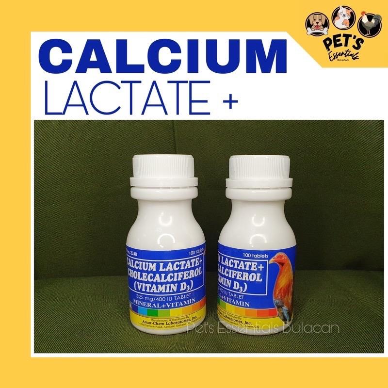 Calcium Lactate 100 tablets per bottle for fighting cocks - TikTok Shop ...