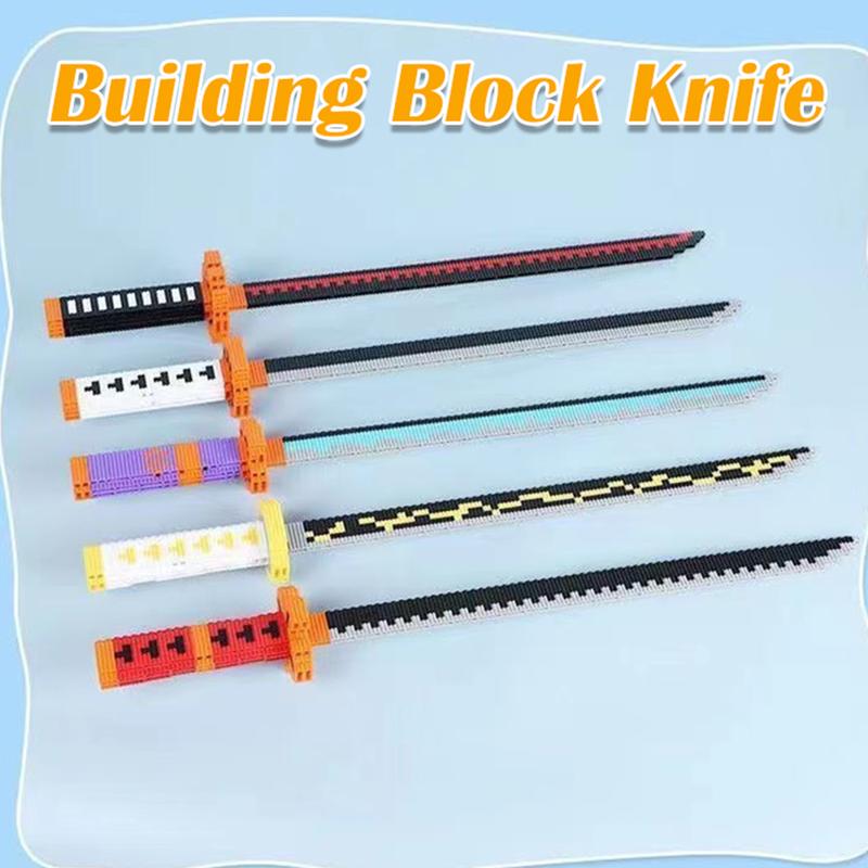 Block Sword With Scabbard Demon Slayer Blade Sword Series Ornament ...