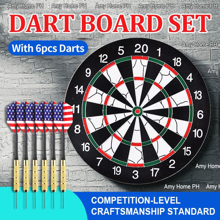 Dart Board Set Original [with 6Pcs Darts] 18 Inch Professional - TikTok ...
