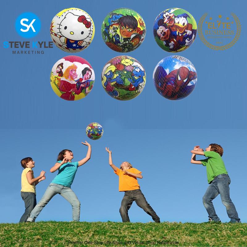 Cartoon Character Handball PVC Inflatable Rubber Bouncing Balls ...