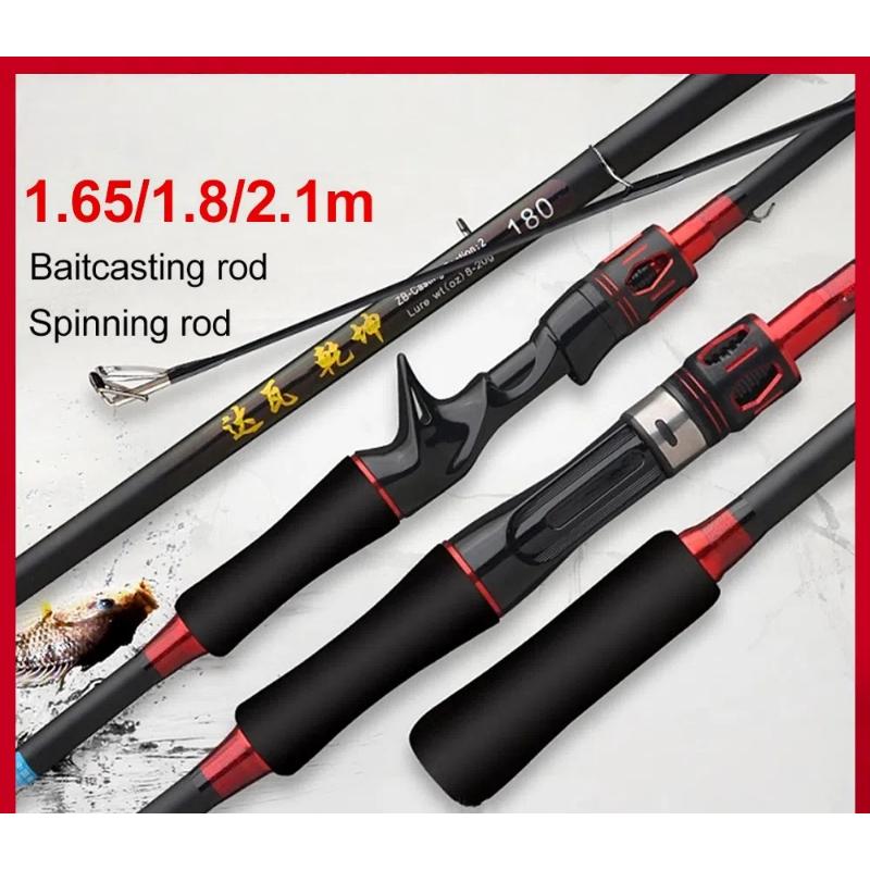 COD Portable Bait Rod Plate Carbon Bait Rotary Fishing Rod M - TikTok ...