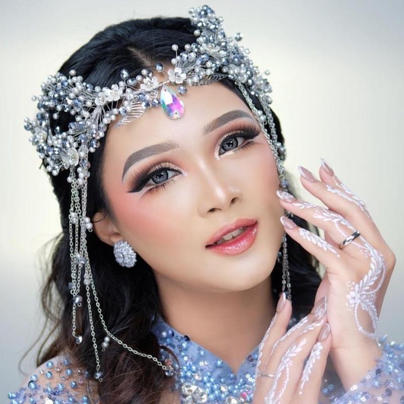 Crown / Bando Pengantin / Bando Mutiara Elastis / Headpiece - Shop ...