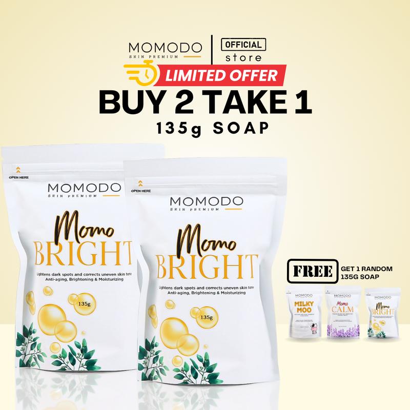 MOMODO LIMITED OFFER 135g SOAP MILKY MOO MOMO BRIGHT MOMO CALM - TikTok ...