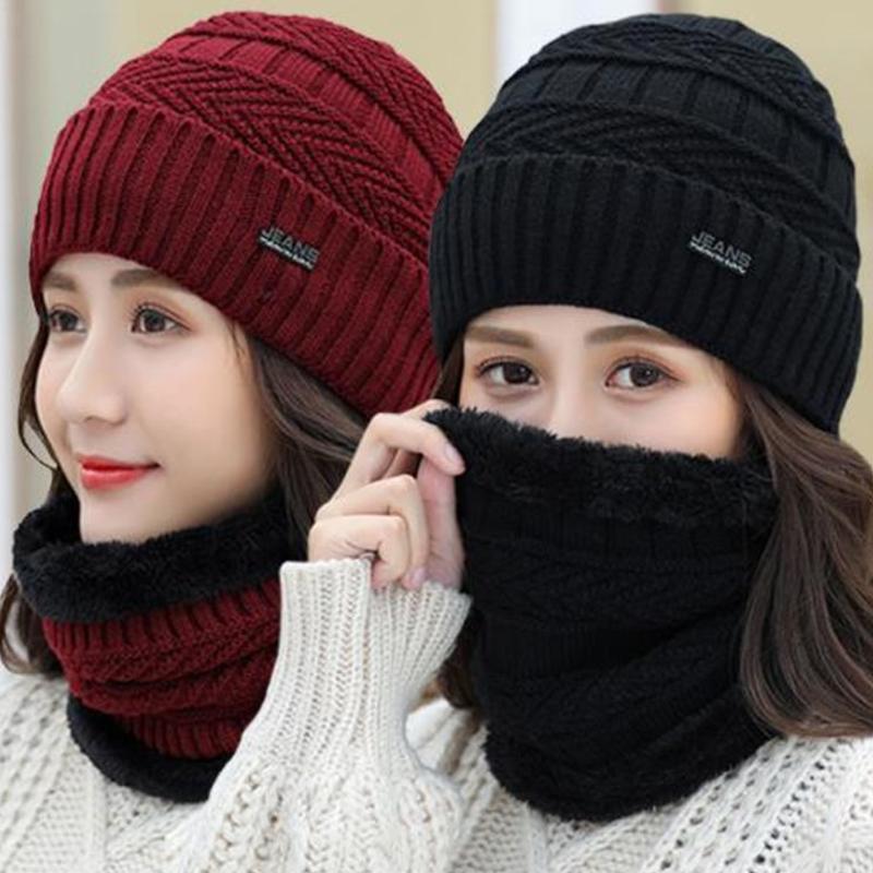 Topi rajutan untuk lelaki dan wanita, topi baldu tebal hanga - TikTok ...