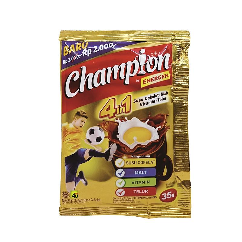 Energen CHAMPION - Minuman Serbuk rasa Cokelat Malt - paket - Shop ...