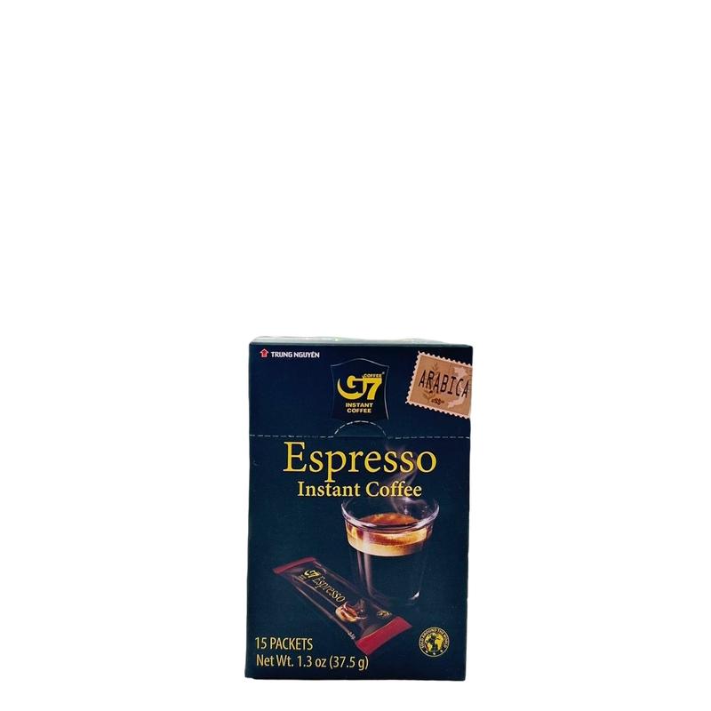 G7 ESPRESSO COFFEE (15 packets) จีเซเว่น จากเวียดนาม 1กล่องมี15ซอง ...