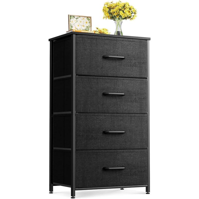 Free wind Dresser for Bedroom with 4 Storage Drawers, Small Dresser ...
