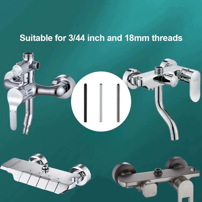 🎁30cm shower head extension rod straight pipe connecting pipe - TikTok ...