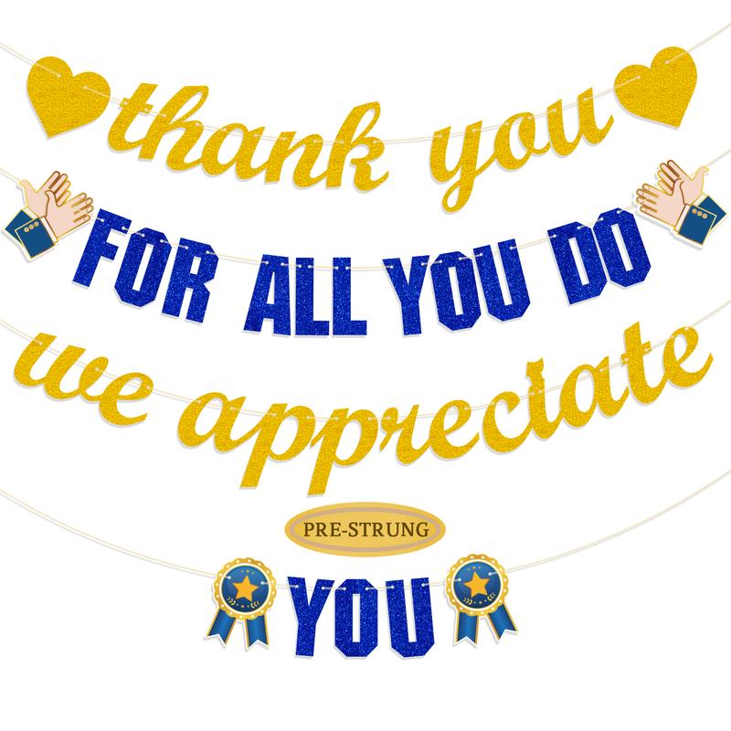 Thank You For All You Do We Appreciate You Banner, Graduatio - TikTok Shop