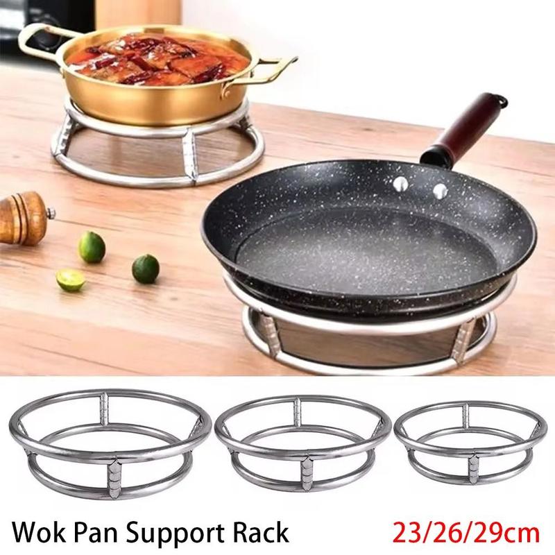 Rak Kuali Bawah Bulat, Bekalan Dapur, Bahan Keluli Tahan Karat ...